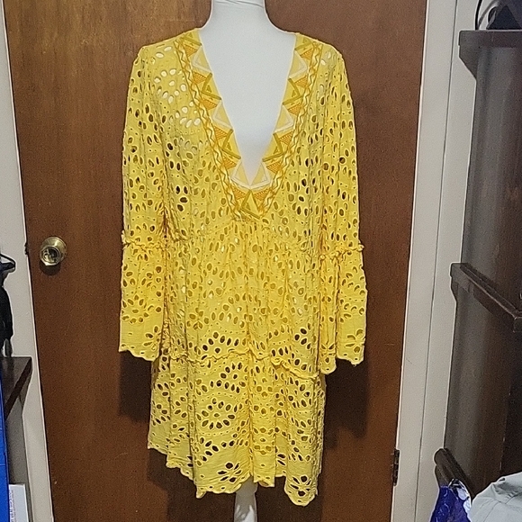 Sundance | Swim | Nwot Sundance Yellow Swimsuit Coverup Size Xl | Poshmark